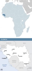 Map of Africa and Guinea - South Africa Gateway