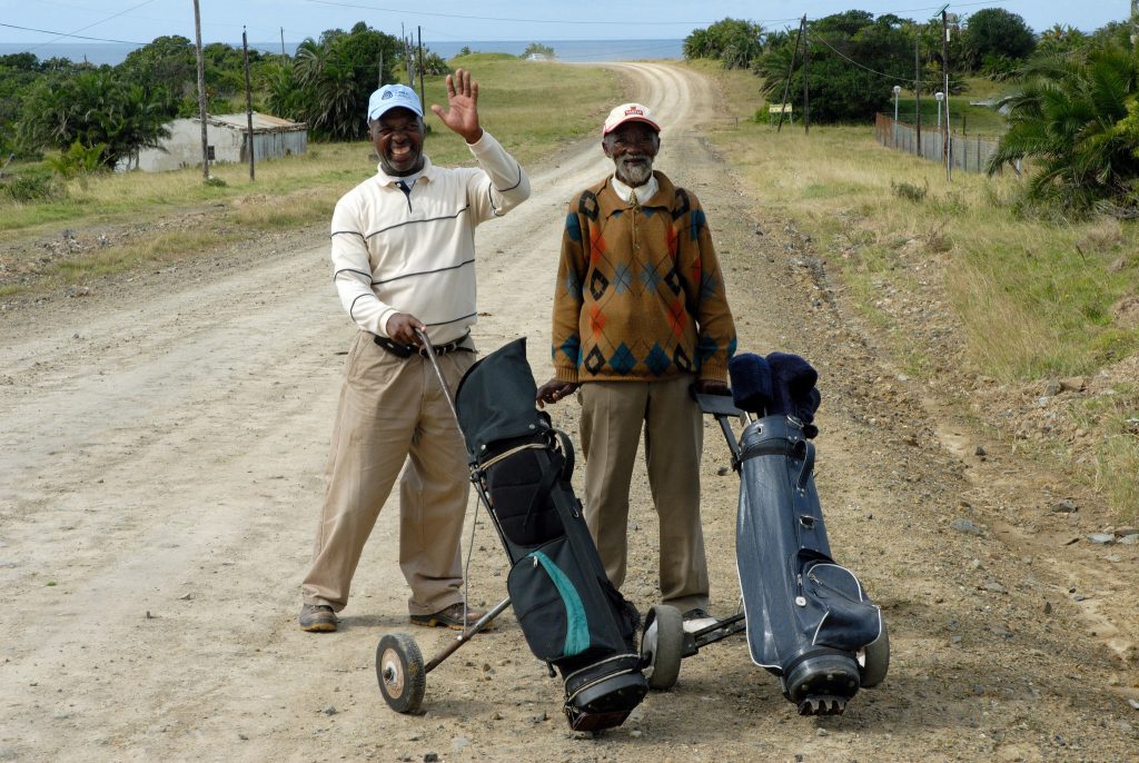 Golfers in Qolora Mouth, Wild Coast, Eastern Cape - South Africa Gateway