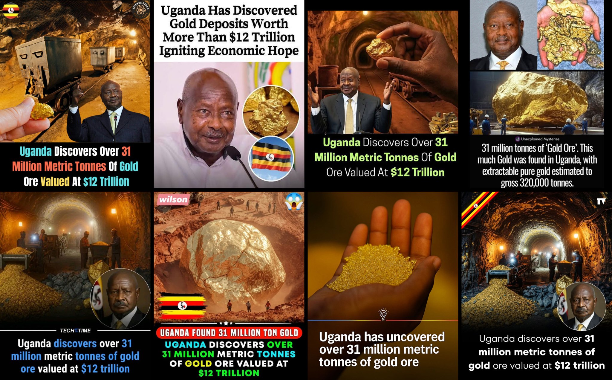 No evidence Uganda has discovered 320,000 tonnes of gold worth $12 ...